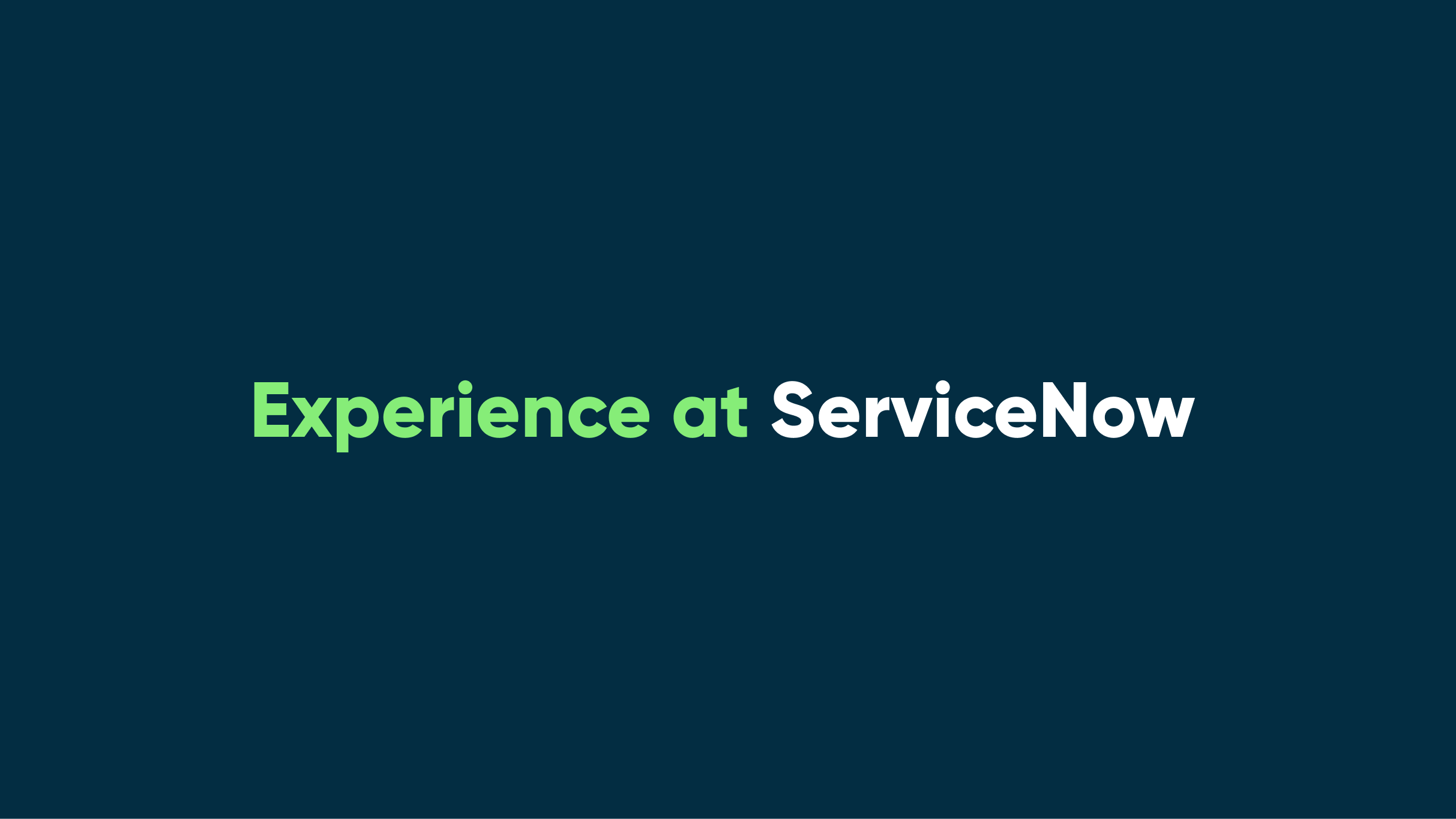 Careers in User Experience | ServiceNow Careers